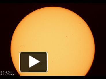 PPT – Chapter 18 - The Sun The Sun is a star, a glowing ball of gas ...