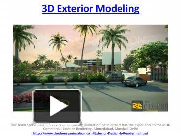 PPT – 3D Exterior Rendering PowerPoint presentation | free to download ...