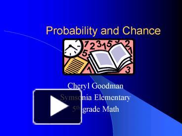 PPT – Probability and Chance PowerPoint presentation | free to download ...