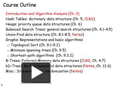 PPT – Course Outline PowerPoint presentation | free to download - id ...