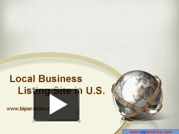 PPT – Local Business Listing Site in US PowerPoint presentation | free ...