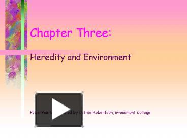PPT – Chapter Three: PowerPoint presentation | free to view - id: 7784d ...