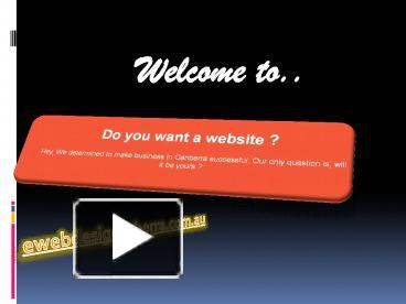 PPT – website design Canberra PowerPoint presentation | free to ...
