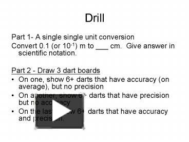 PPT – Drill PowerPoint presentation | free to download - id: 77d324-MWM4M