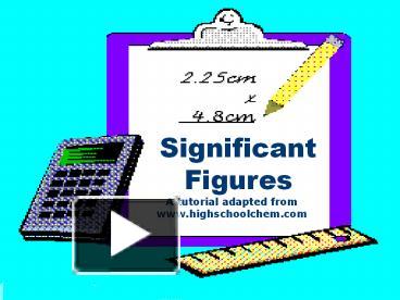 PPT – Significant Figures PowerPoint presentation | free to download ...