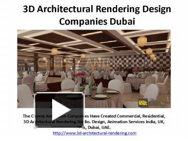PPT – 3d architectural rendering Studio PowerPoint presentation | free ...