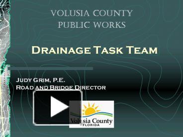 PPT – Drainage Task Team PowerPoint presentation | free to download ...