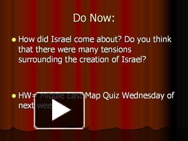 PPT – Do Now: PowerPoint presentation | free to view - id: 780ac2-OWMxN