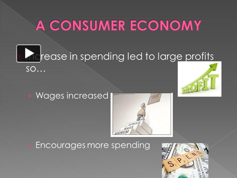 A CONSUMER ECONOMY presentation | free to view