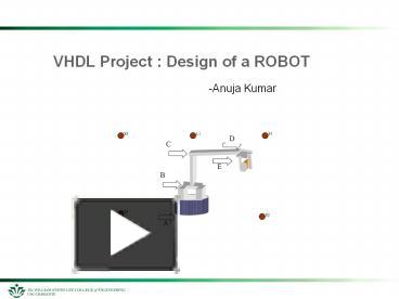 PPT – VHDL Project : Design of a ROBOT PowerPoint presentation | free ...