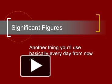 PPT – Significant Figures PowerPoint presentation | free to download ...