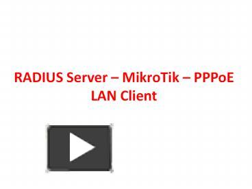 RADIUS Server presentation | free to download