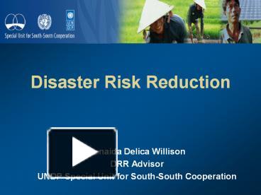 Disaster Risk Reduction presentation | free to view