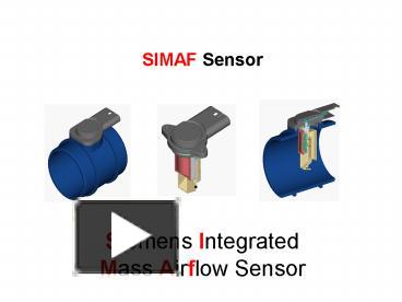 SIMAF Sensor Siemens Integrated Mass Airflow Sensor presentation | free ...