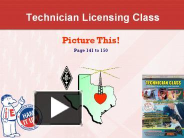 Technician Licensing Class presentation | free to view