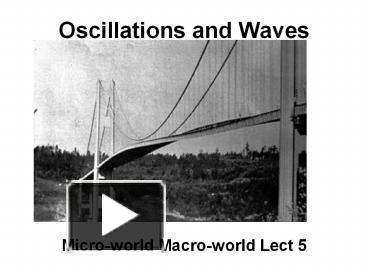 Oscillations and Waves presentation | free to download