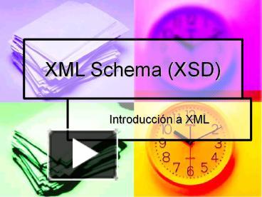 PPT – XML Schema (XSD) PowerPoint presentation | free to download - id ...