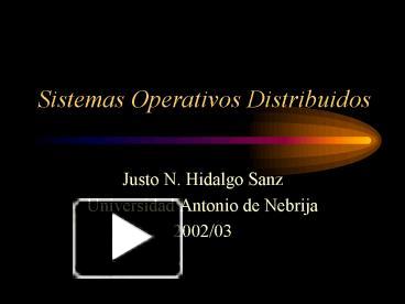 PPT – Sistemas Operativos Distribuidos PowerPoint presentation | free ...