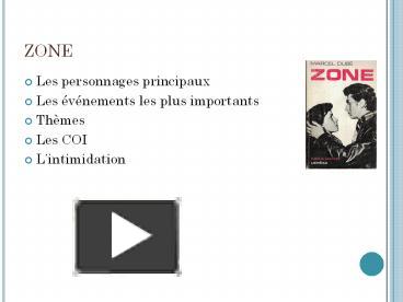 PPT – ZONE PowerPoint presentation | free to view - id: 78b957-MzdiM