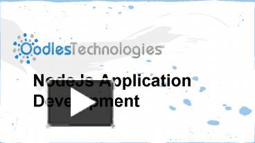PPT – Node.JS Web Application Development Services PowerPoint ...