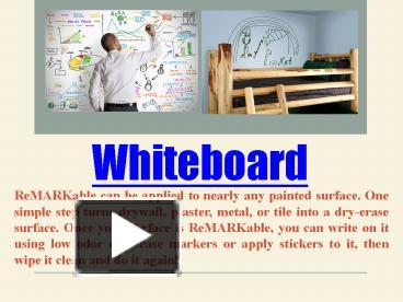 Whiteboard Wall presentation | free to download