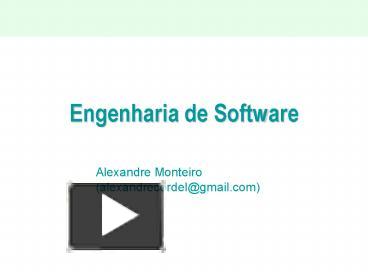 PPT – Engenharia de Software PowerPoint presentation | free to download ...
