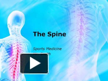 The Spine presentation | free to download