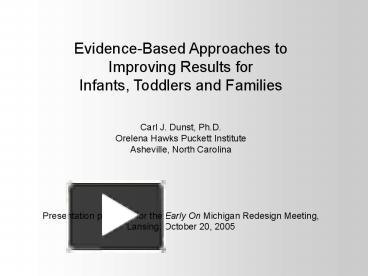 Evidence-Based Approaches to Improving Results for presentation | free ...