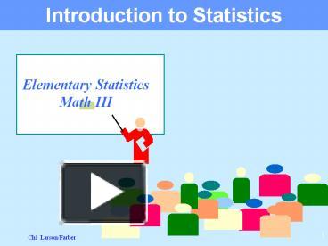 Introduction to Statistics presentation | free to download