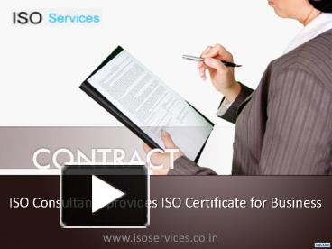 PPT – Prove The Quality Of Your Company With ISO 9001 Certification (1 ...