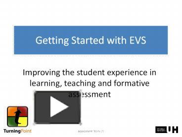 Getting Started with EVS presentation | free to download