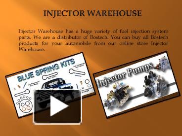 PPT – Injector Warehouse - Chevrolet Fuel Injectors PowerPoint ...