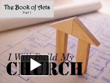 The Book of Acts presentation | free to download