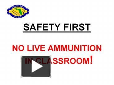 SAFETY FIRST presentation | free to view