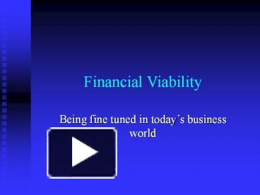 Financial Viability presentation | free to download