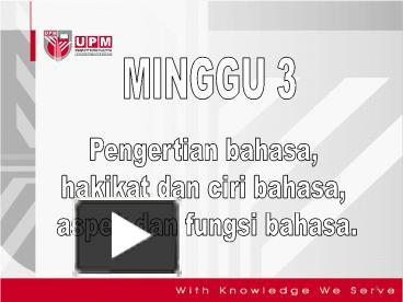 PPT – MINGGU 3 PowerPoint presentation | free to view - id: 7976da-N2Q5O