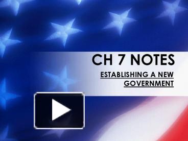 PPT – CH 7 NOTES PowerPoint presentation | free to download - id ...