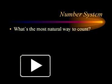 Number System presentation | free to download