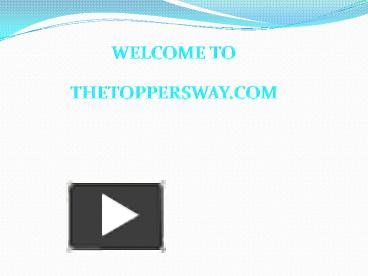 WELCOME TO presentation | free to download