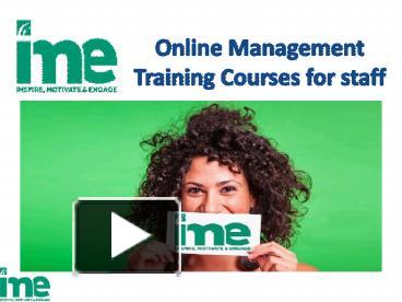 PPT – Online Management Training Courses for staff PowerPoint ...