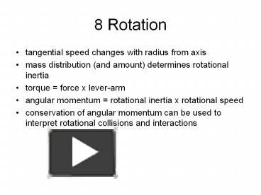 PPT – 8 Rotation PowerPoint presentation | free to download - id ...