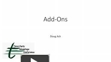 Add-Ons presentation | free to download