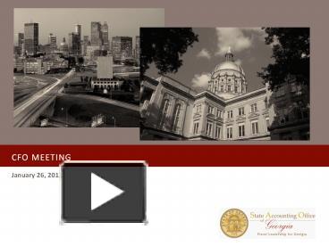 PPT – CFO MEETING PowerPoint presentation | free to download - id ...