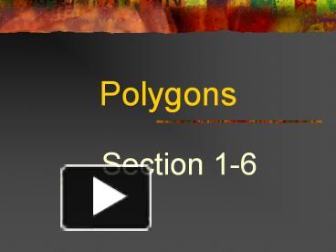 PPT – Polygons PowerPoint presentation | free to download - id: 79eaf4 ...