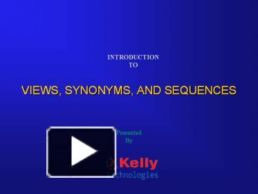 Oracle training institute in hyderabad presentation | free to download