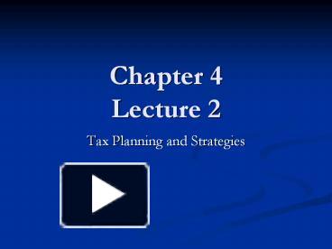 PPT – Chapter 4 Lecture 2 PowerPoint presentation | free to download ...