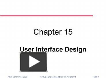 PPT – User Interface Design PowerPoint presentation | free to download ...