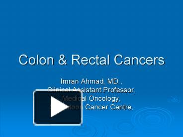 Colon presentation | free to view