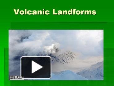 Volcanic Landforms presentation | free to download