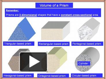 PPT – VOLUME PowerPoint presentation | free to view - id: 7a594a-NTExZ